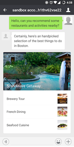 Sunshine Conversations Docs | WeChat